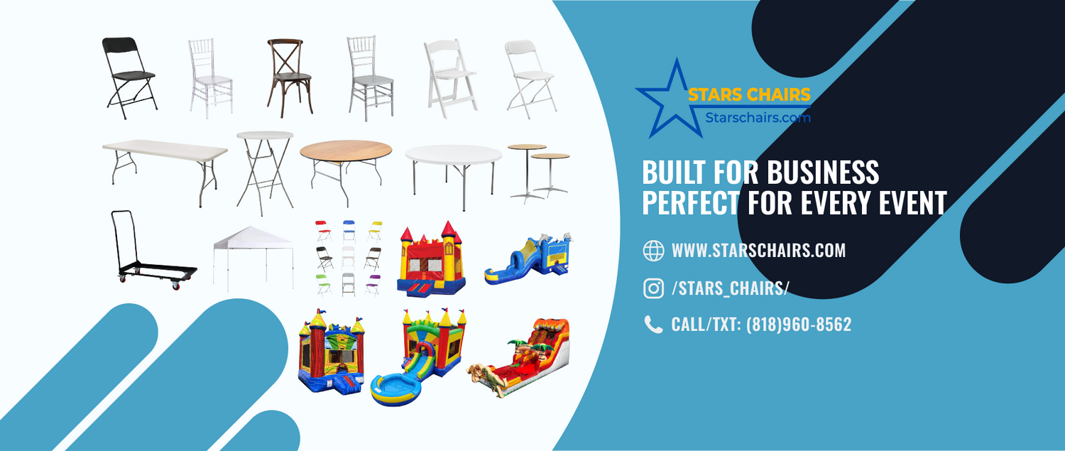 Stars Chairs | wholesale tables, chairs, inflatables event equipment